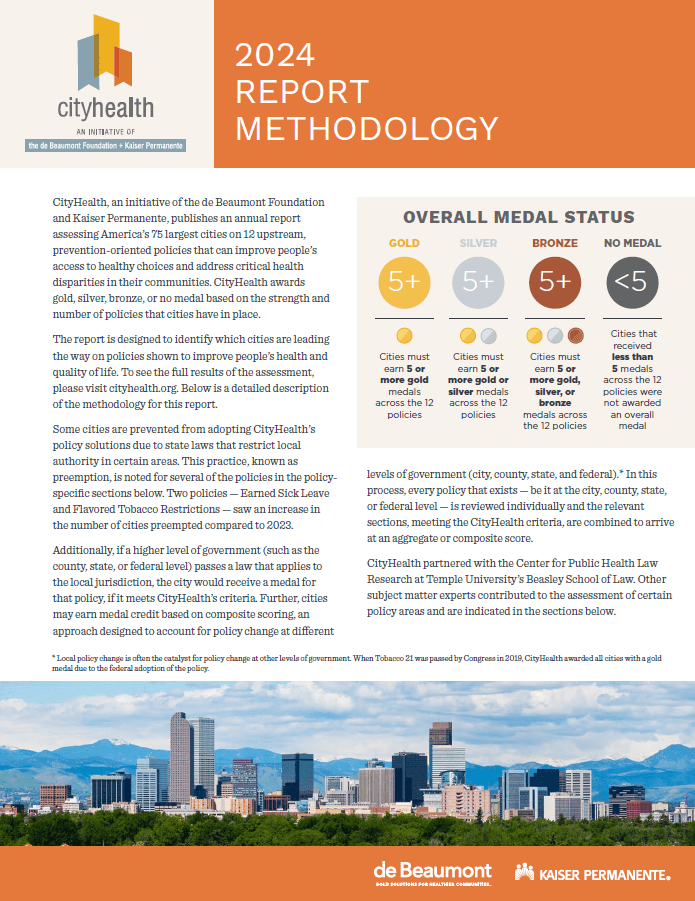 2024 Annual Policy Assessment - CityHealth — Helping everyone live ...